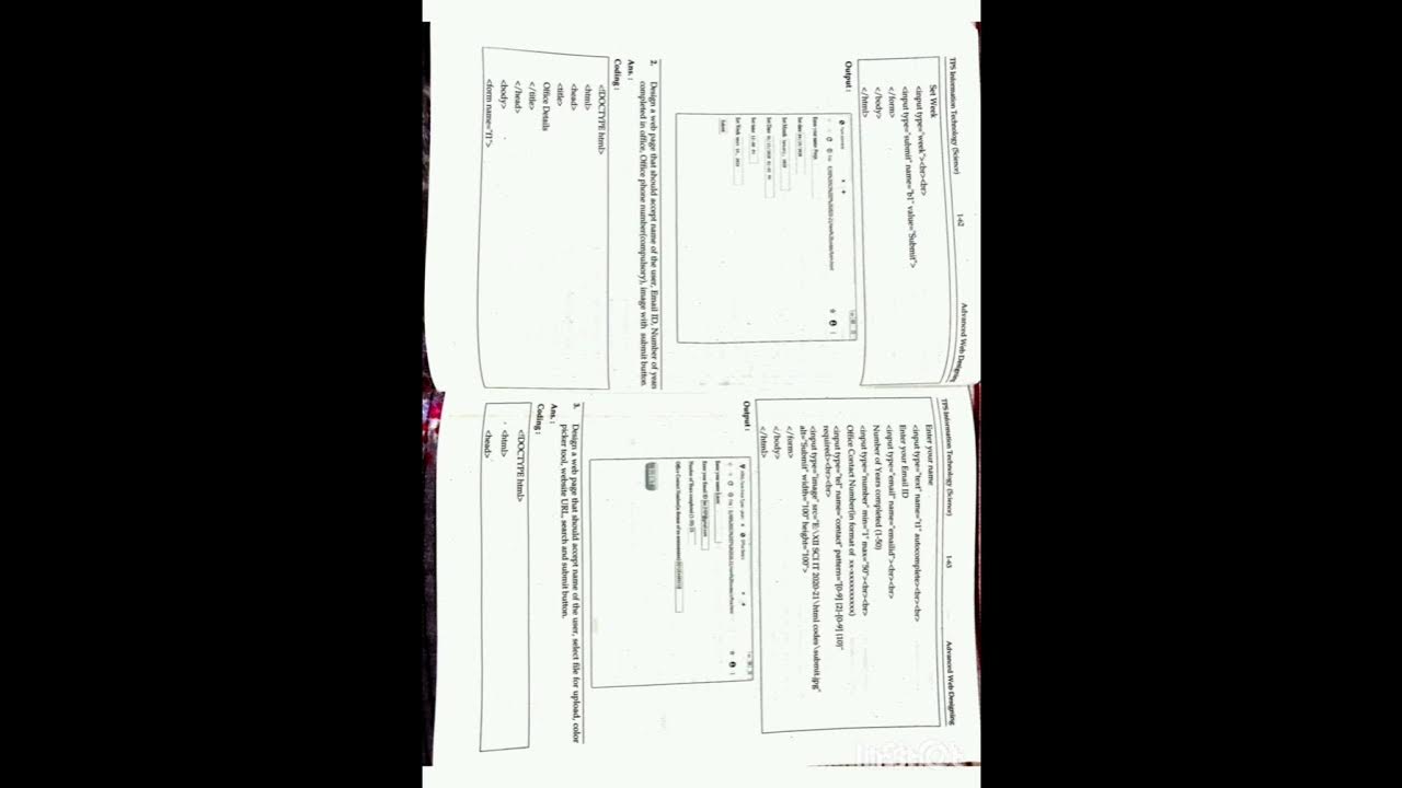📚 TPS BOOK PDF CLASS 12TH HSC SCIENCE CHP (1) ADVANCE WEB DESIGNING 📚 ...