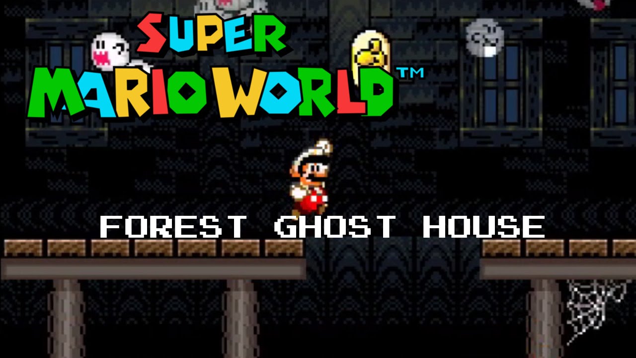 Super Mario World Playthrough: Forest Ghost House - YouTube