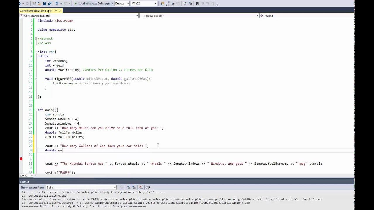Lesson 20 Classes and Intro to Objects Constructors - YouTube