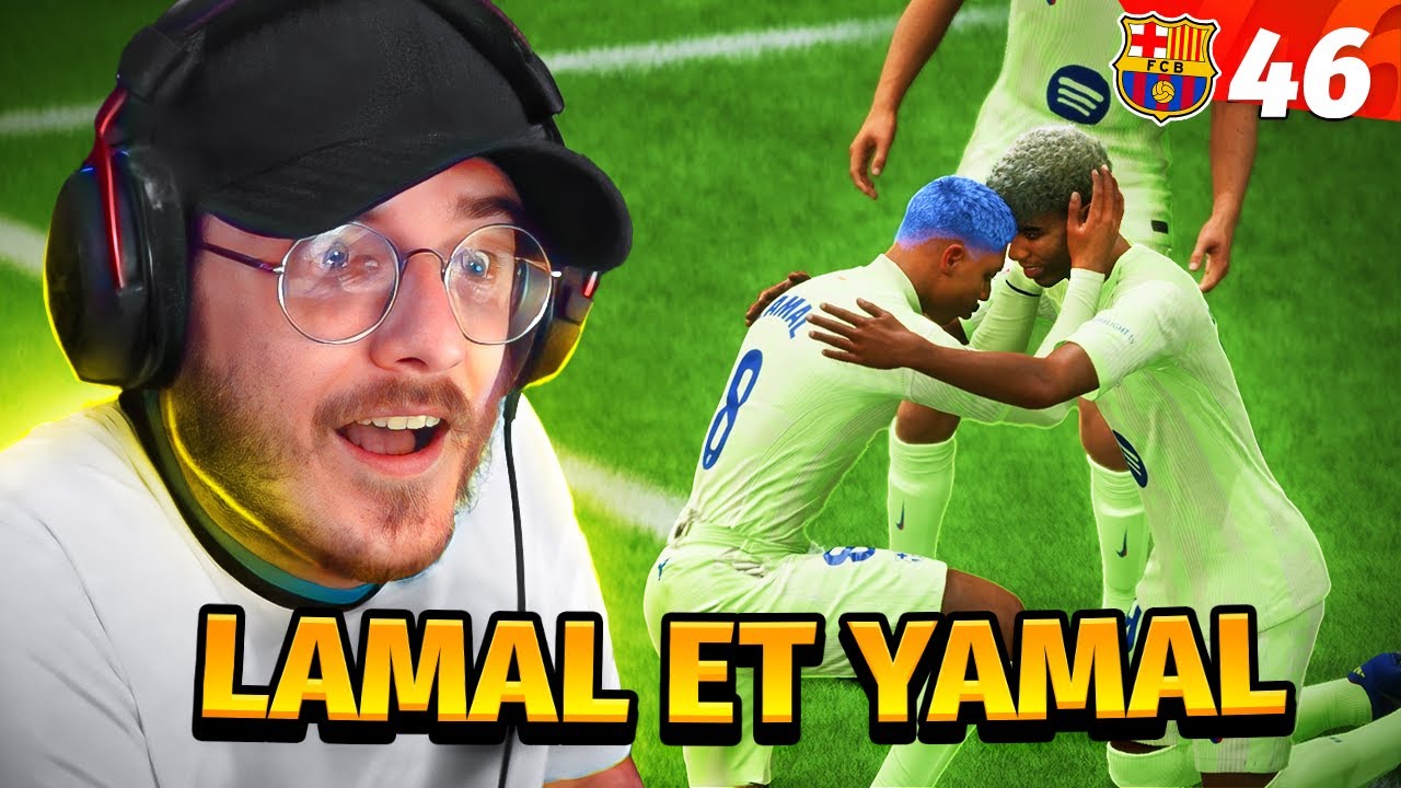 YAMINE LAMAL et LAMINE YAMAL ENFIN ENSEMBLE au FC BARCELONE ! (Cariière ...