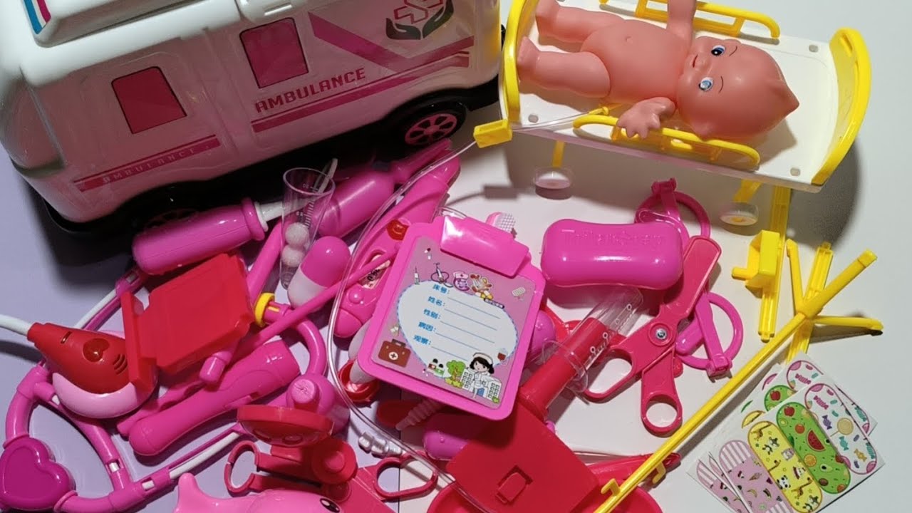 24 Minutes Satisfying with Unboxing Ambulance Doctor Play Set ASMR ...