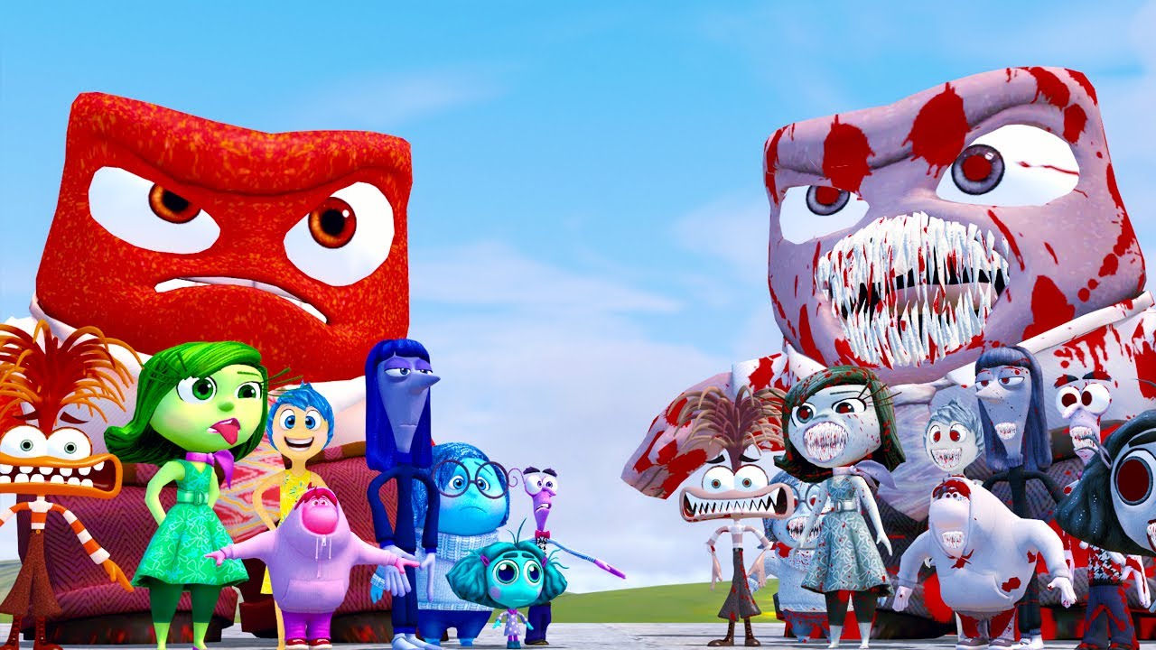 ALL NEW INSIDE OUT vs NIGHTMARE INSIDE OUT in Garry's Mod! - YouTube