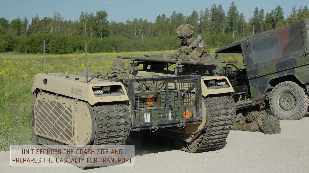 iMUGS Demonstration 1 Scenario 2 - CASEVAC & Vehicle Recovery - YouTube