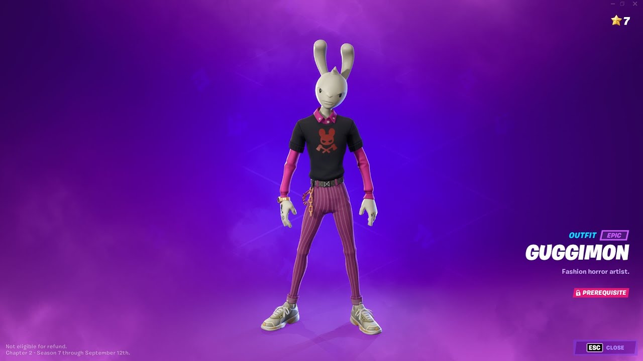 How to Unlock GUGGIMON | Fortnite Chapter 2 Season 7 - YouTube