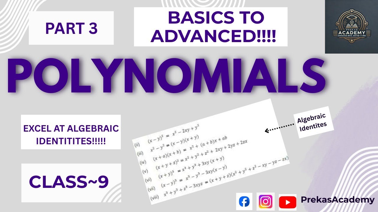 Important Mathematical Identities | Full Explanation and Solved ...