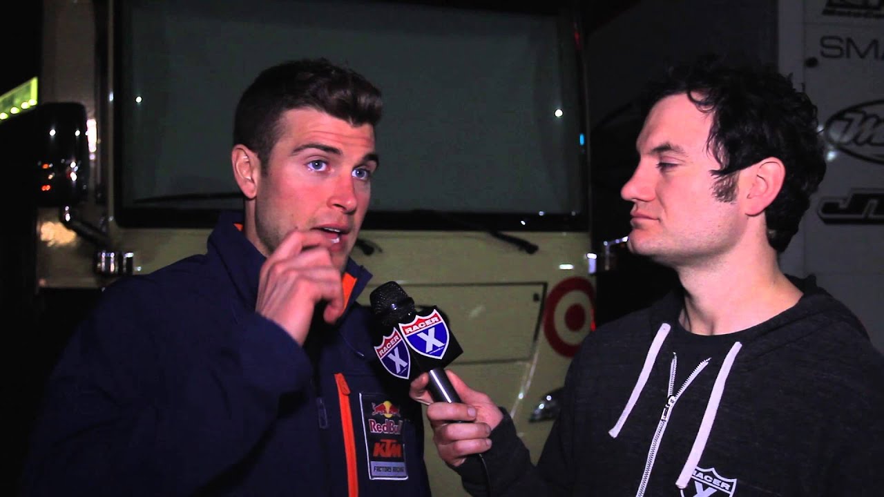 Racer X Films: Ryan Dungey Anaheim 1 Post Race Interview - YouTube