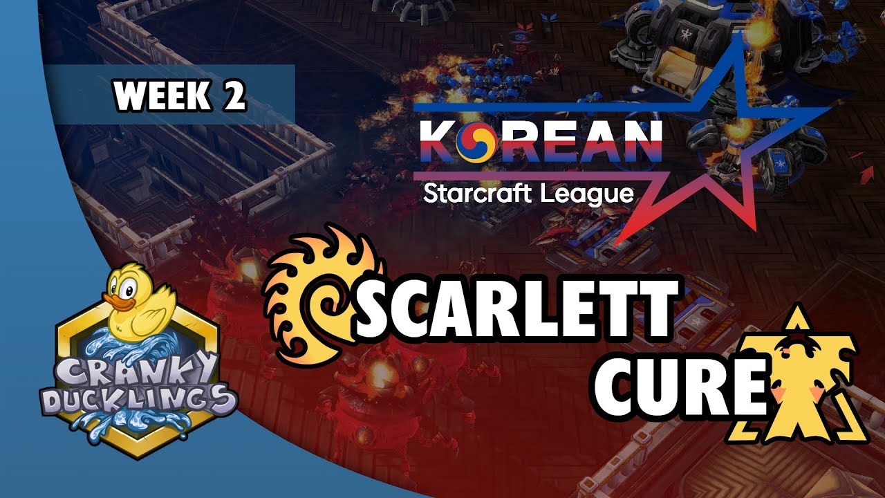 Scarlett vs Cure - ZvT | Korean Starcraft League: Week 2 | Weekly StarCraft 2 Tournament #KSL ...