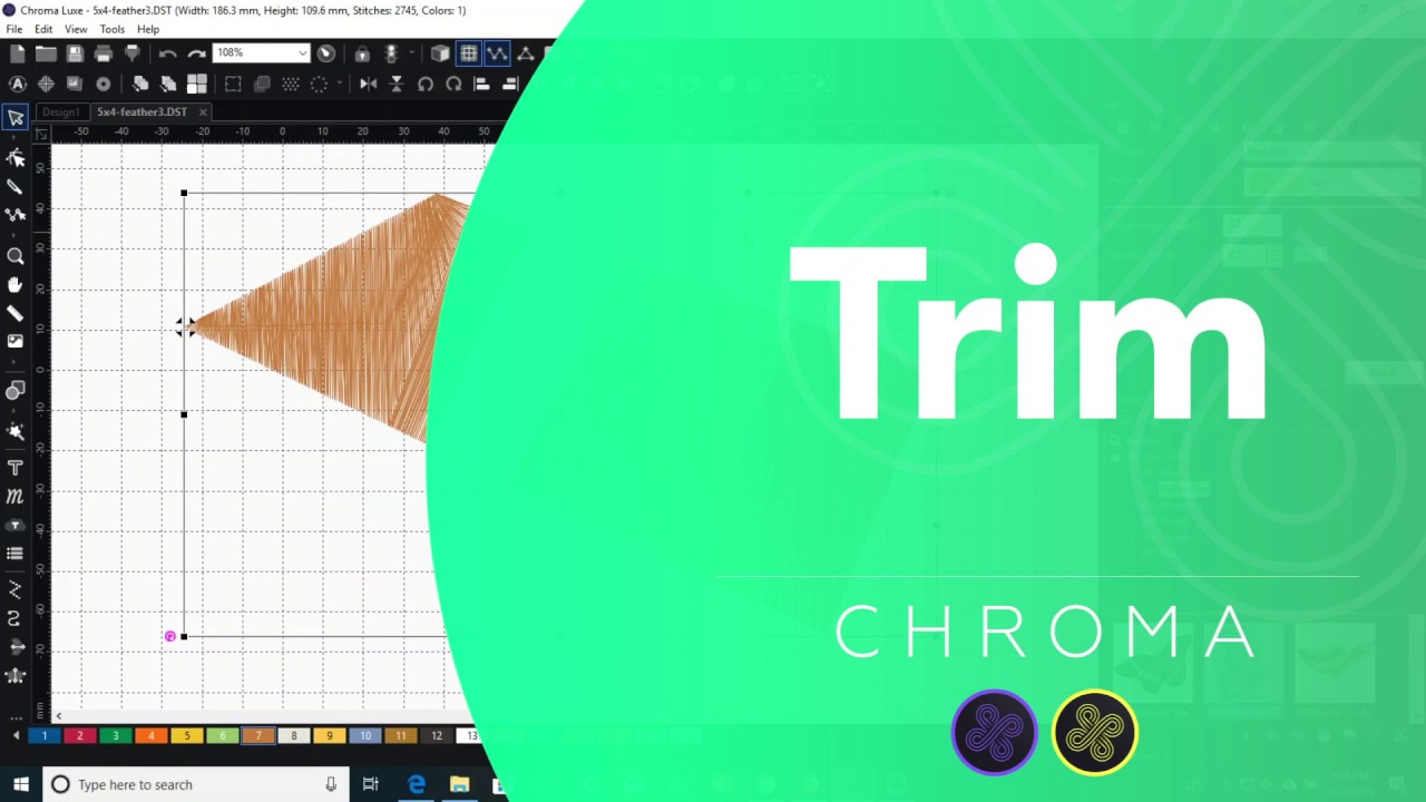 Trim Tool (Plus, Luxe) | Chroma Digitizing Software - YouTube