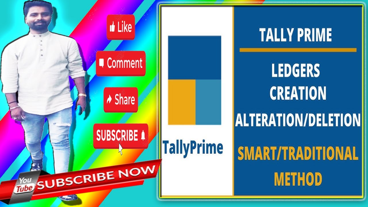 Ledger Creation || How to Create party ledger in tally prime accounting ...