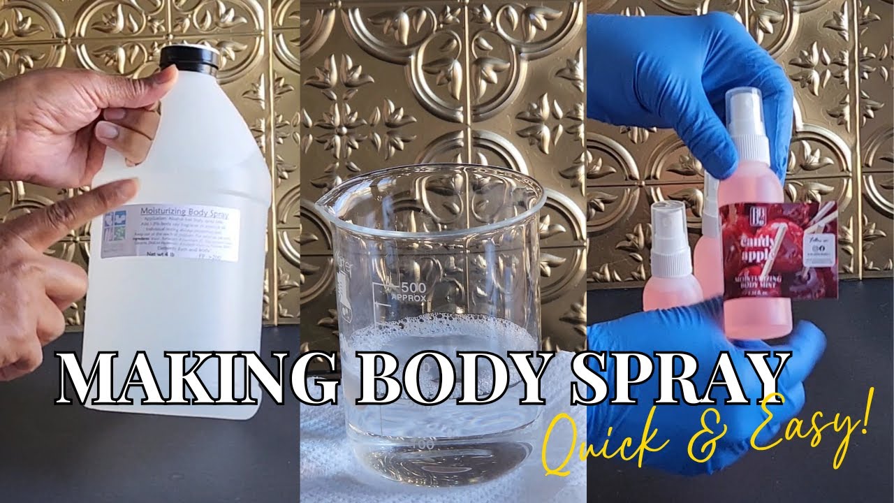 Making Body Spray | QUICK & EASY DIY $$ - YouTube