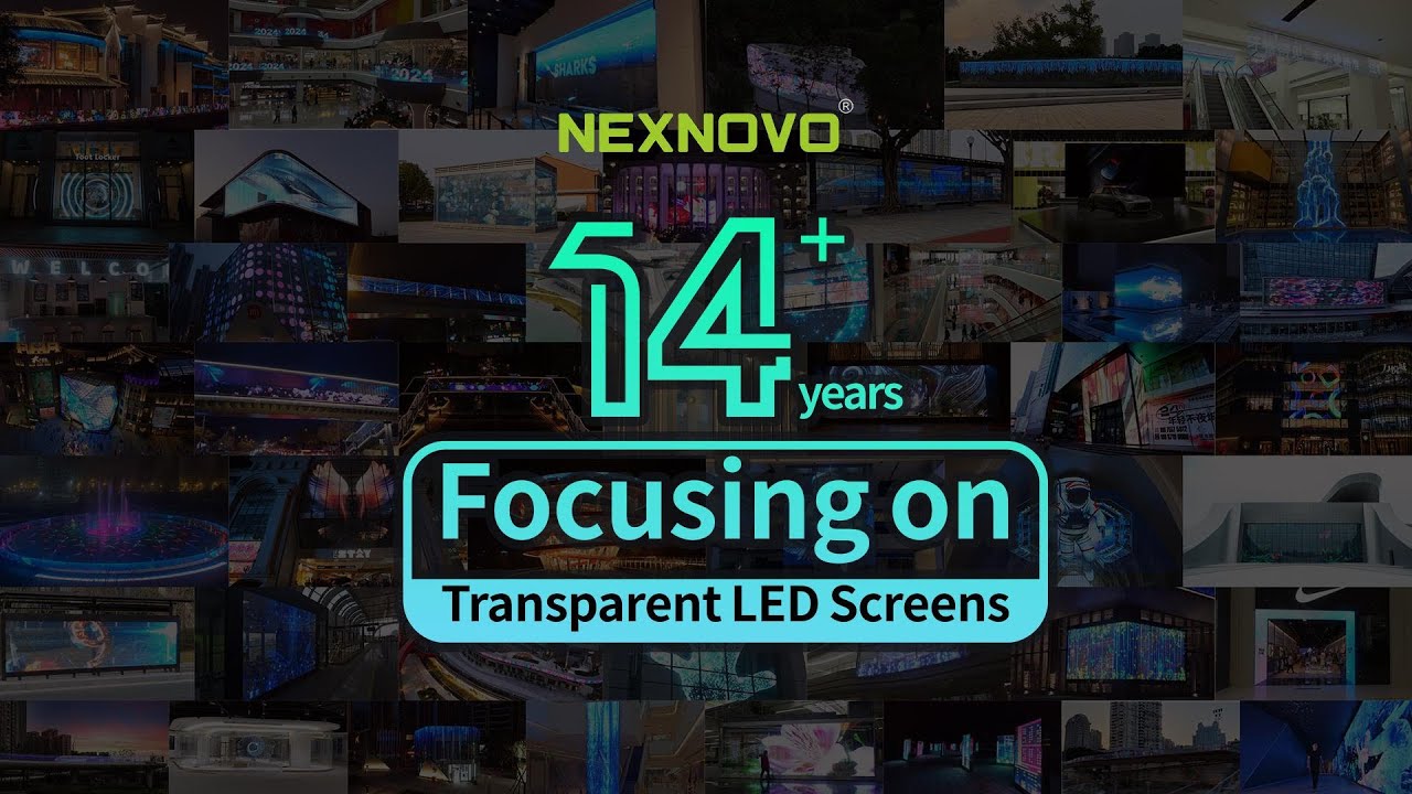 Transparent LED Screens & Glass LED Innovations by NEXNOVO (2011-2024 ...