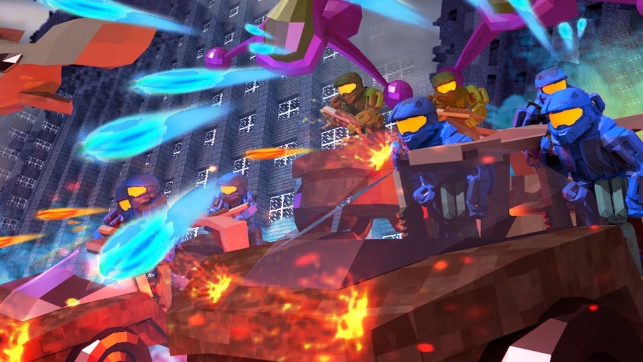 Minecraft | HALO BASE WARS: Last Resort Invasion! (Good vs Evil) - YouTube