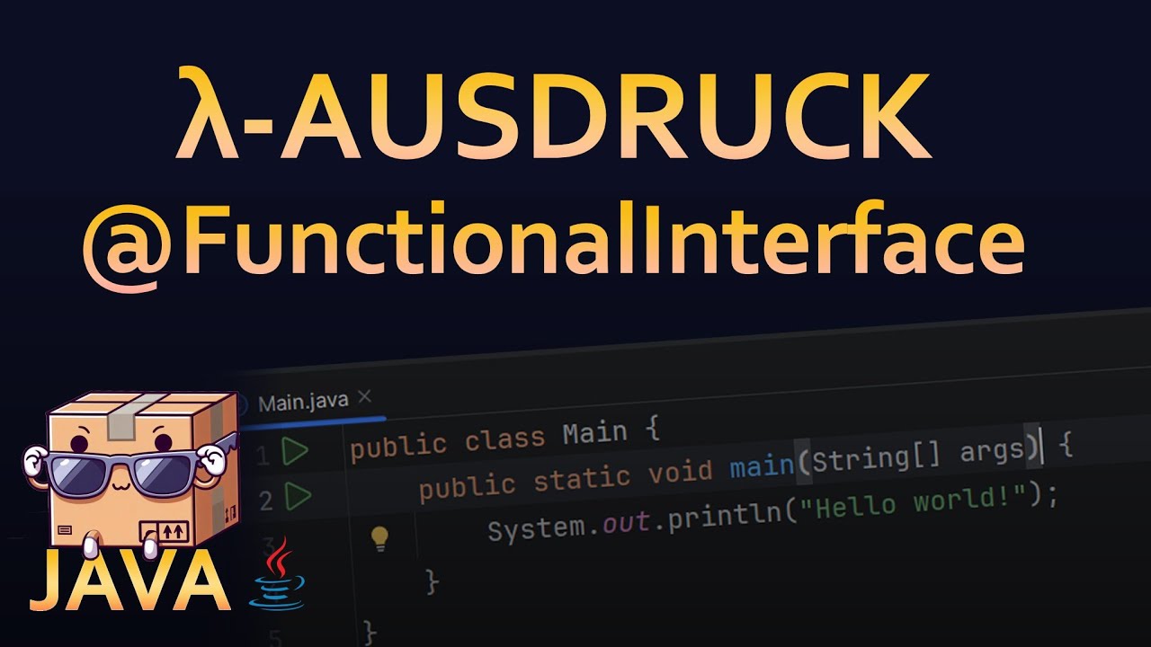 29 - Lambda-Ausdrücke | JAVA FÜR ANFÄNGER - YouTube