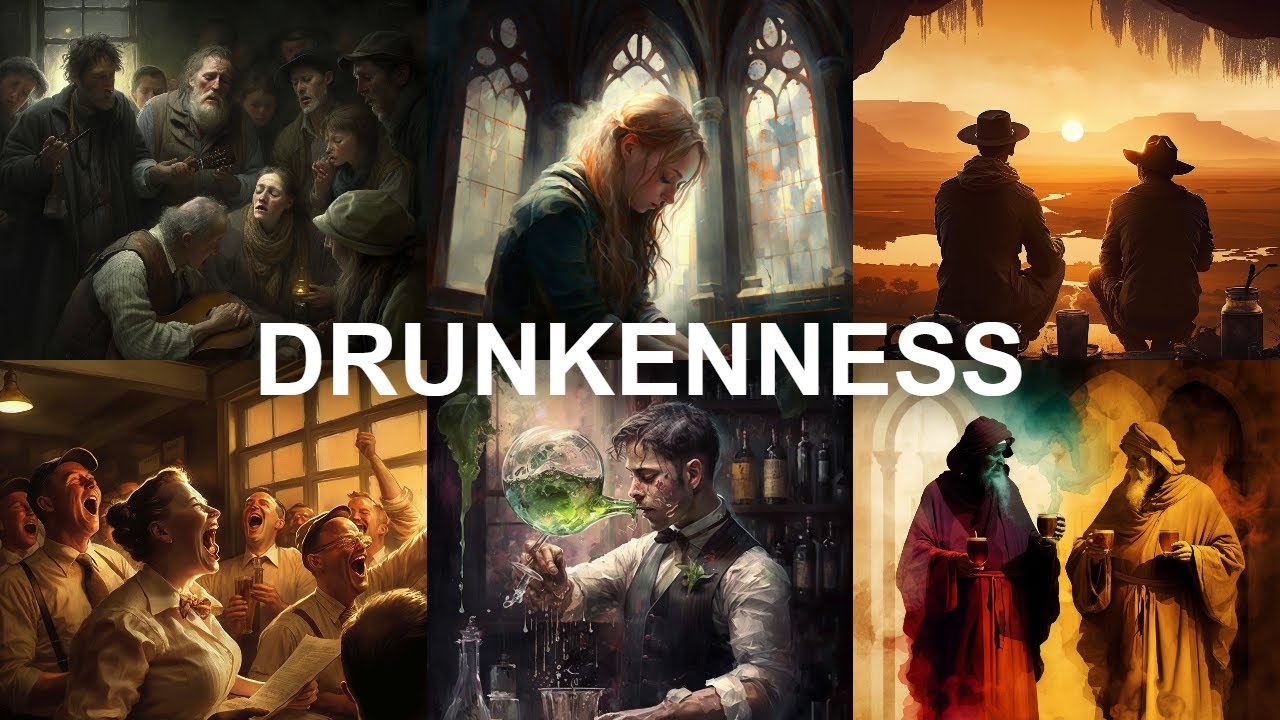Drunkenness | Bible Verses With Art Created By AI - YouTube