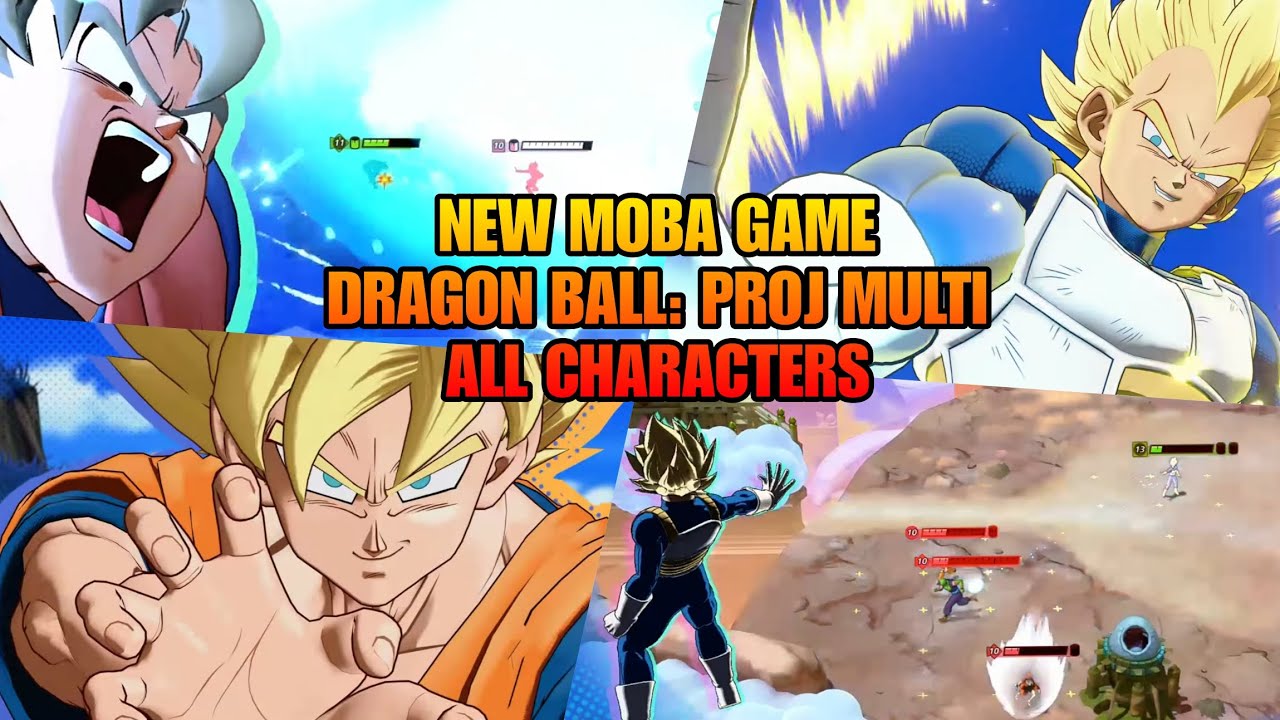 DRAGON BALL: PROJ MULTI NEW MOBA GAME ALL CHARACTERS - YouTube