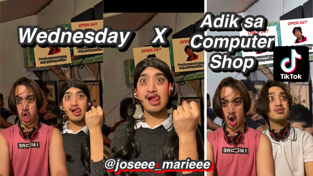 Wednesday Addams pero Adik ka sa Computer Shop - YouTube