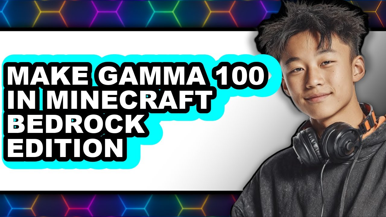 How to Make Gamma 100 in Minecraft Bedrock Edition - Easy Guide - YouTube