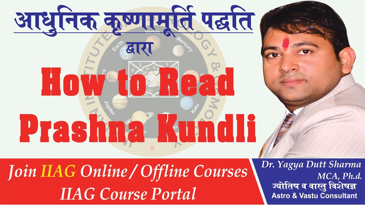 How to Read Prashna Kundli in KP Astrology - YouTube