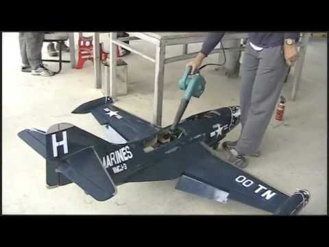 RC model F9F Panther Turbine Jet - YouTube