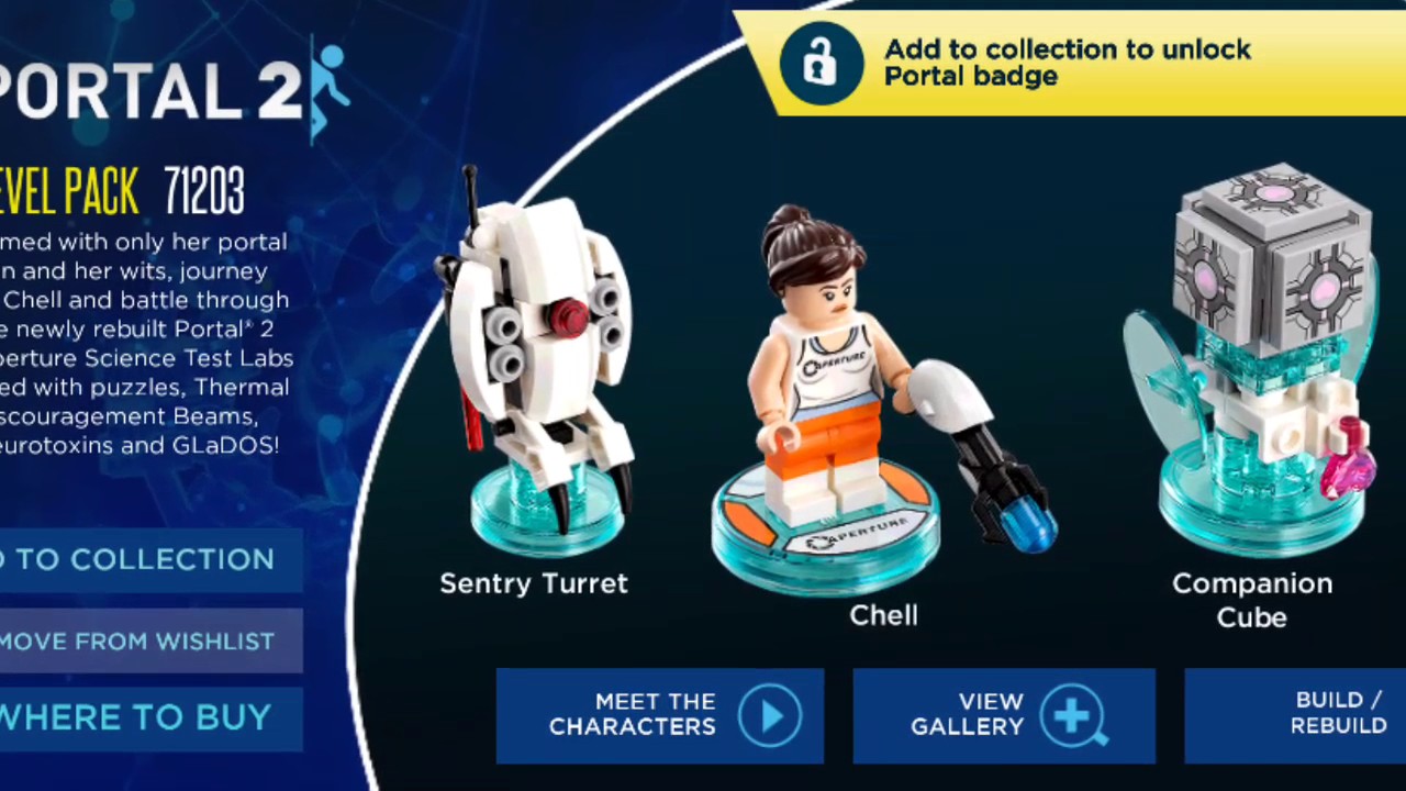 Lego dimensions portal lego pack - YouTube