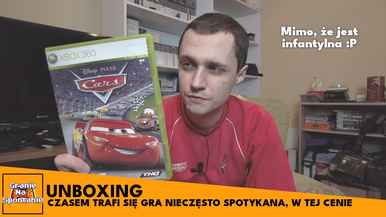 Rozpakowanie małego rarytasu - Auta/Cars (2006 - Xbox 360) - YouTube