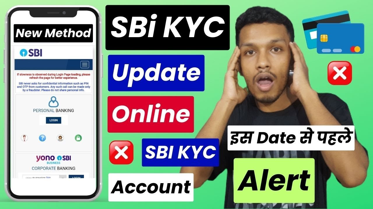 Sbi kyc update online | sbi kyc new method | sbi me online kyc update ...