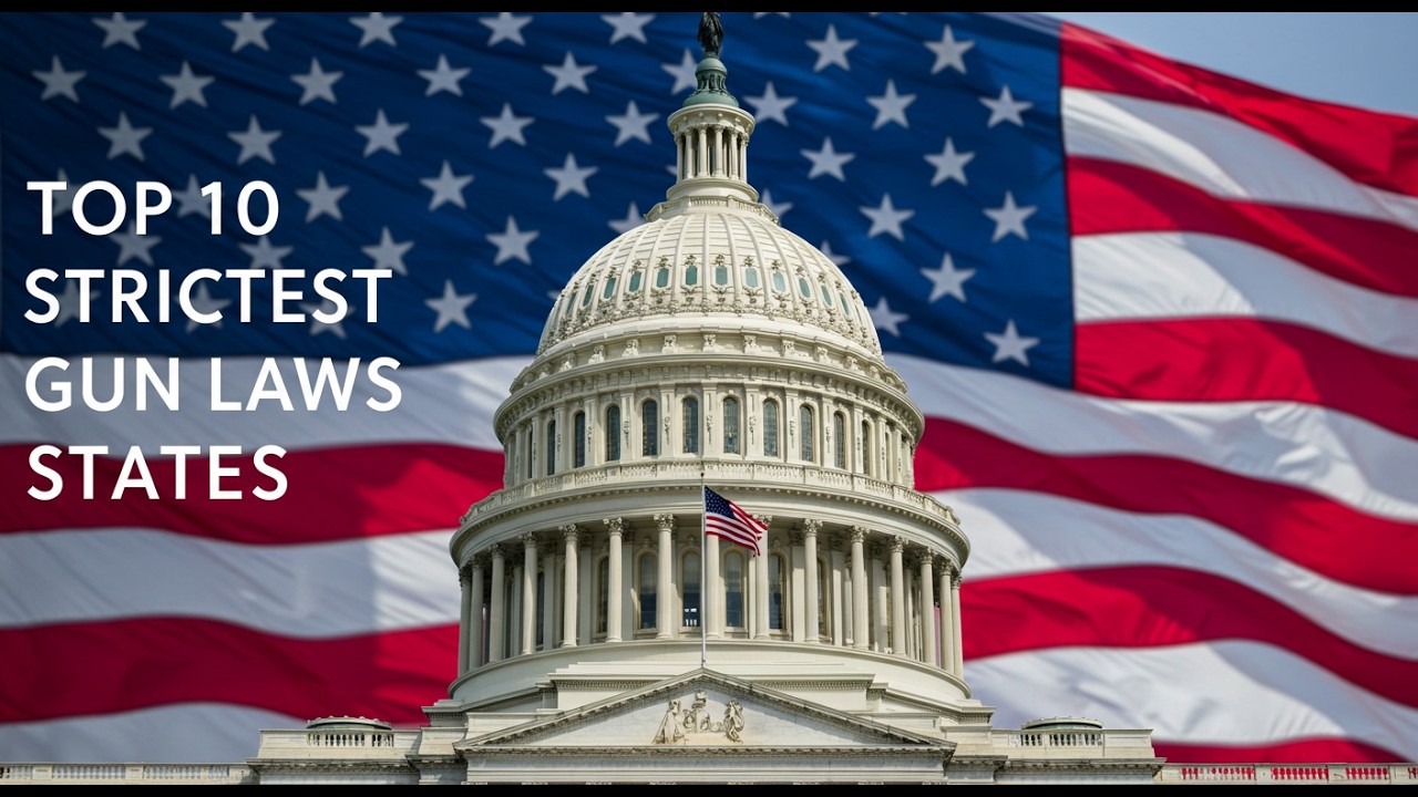 Top 10 States with the Strictest Gun Control Laws in America (2025 ...
