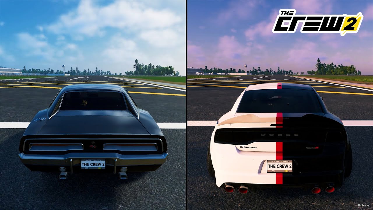 The Crew 2 | Dodge Charger R/T Hemi 1969 vs. Dodge Charger SRT-8 Lab Edition 2012 Comparison ...