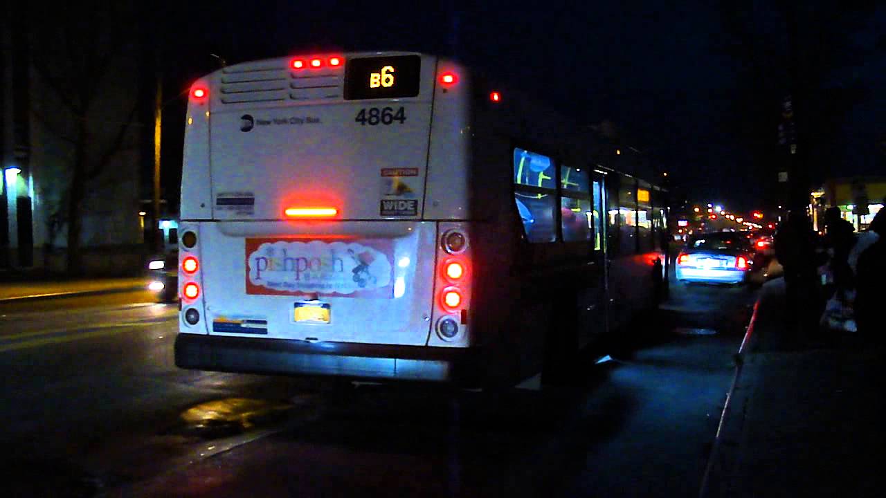 MTA New York City Bus: New Flyer XD40 #4864 B6 Limited @ Ralph Avenue ...