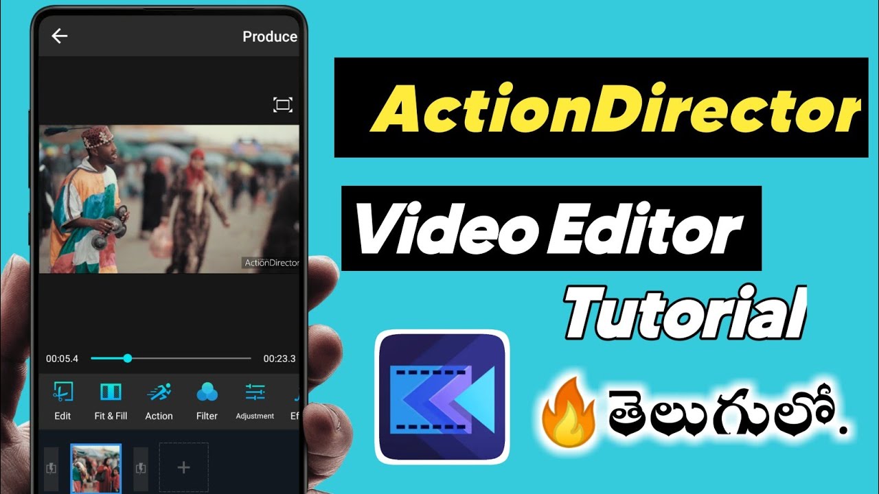 ActionDirector video editor | how to use Actiondirector editor - YouTube