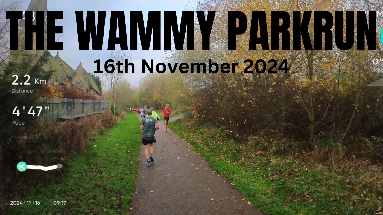 The Wammy parkrun 16/11/2024: Autumnal out and back - YouTube