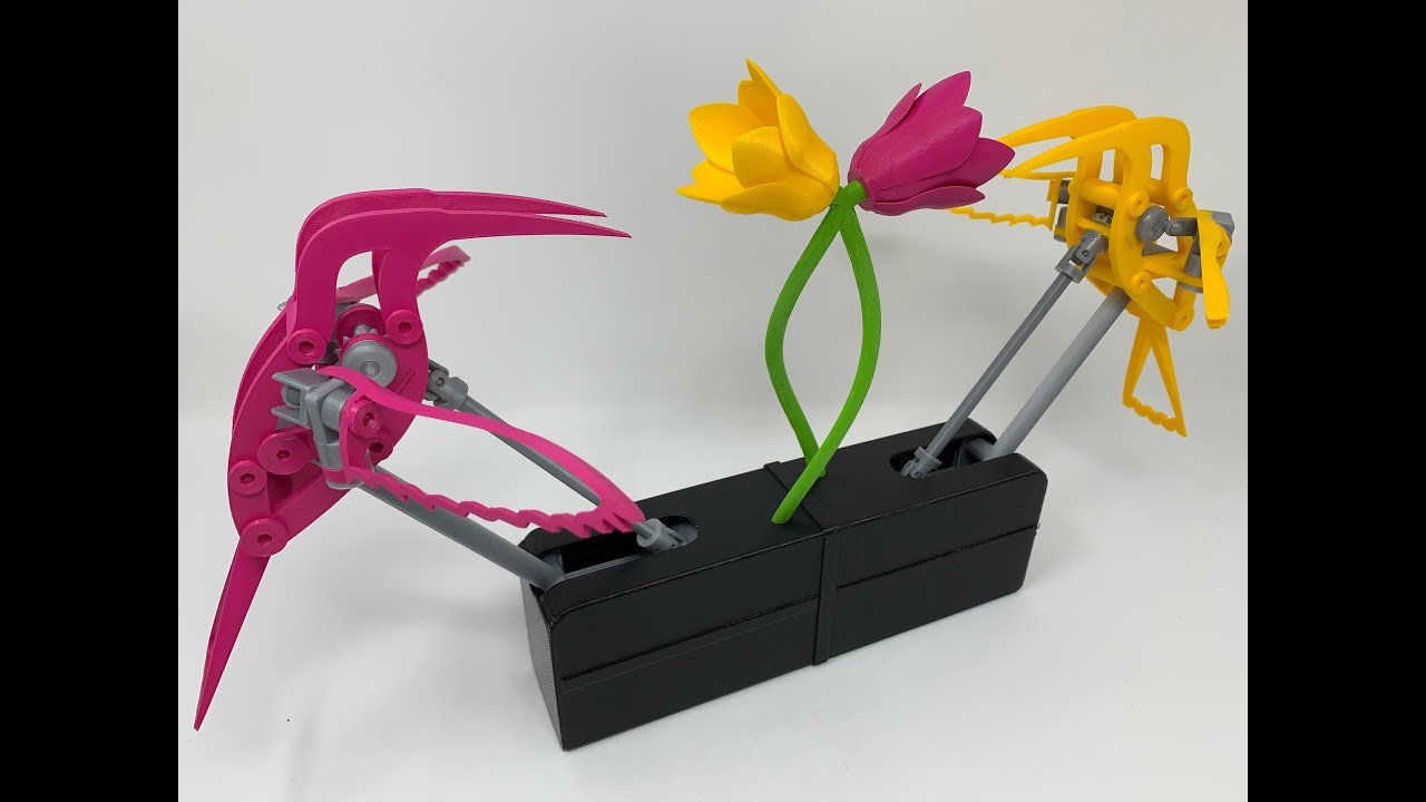 3D Printed Hummingbirds. - YouTube