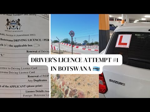 I GOT MY DRIVER'S LICENCE! Part 1: Botswana Attempt as an Immigrant ...