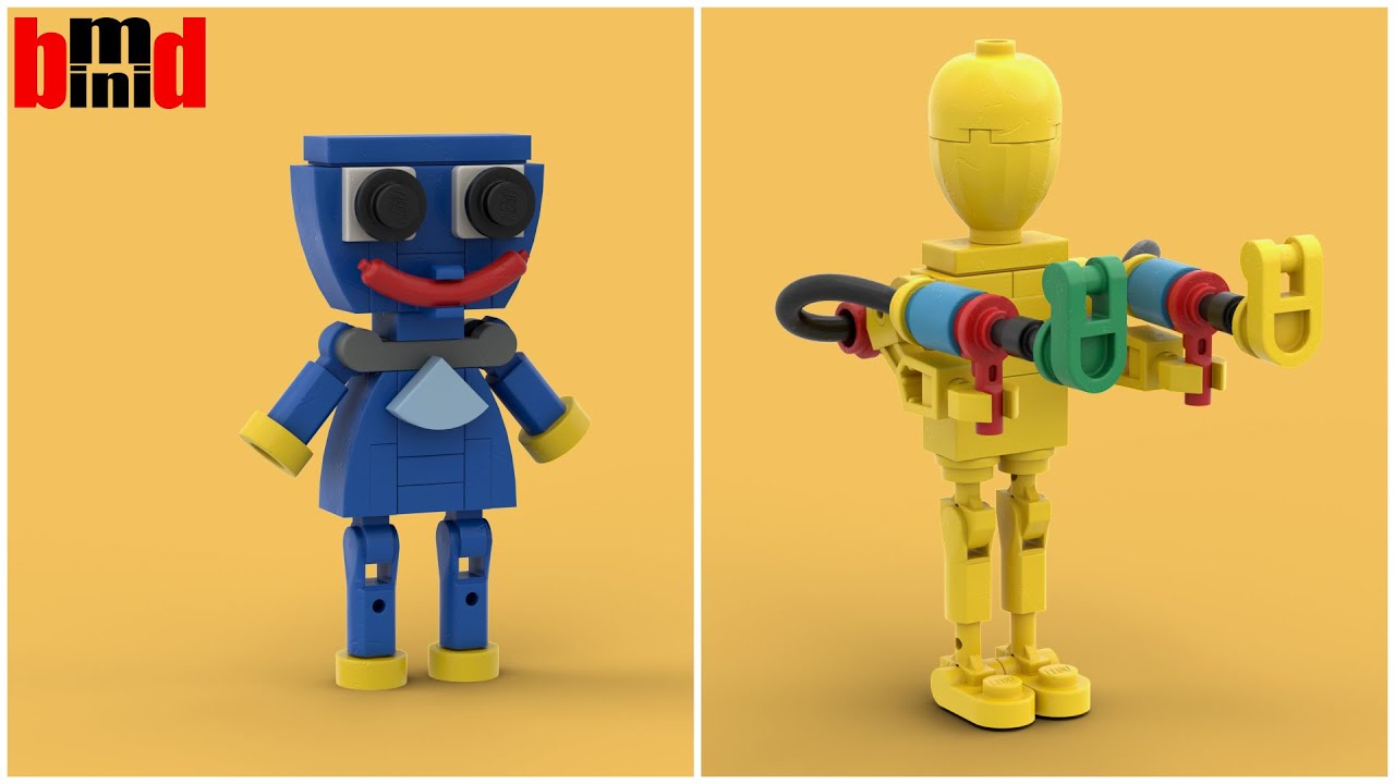 How to build LEGO MINI HUGGY WUGGY vs PLAYER Project Playtime | BMD ...