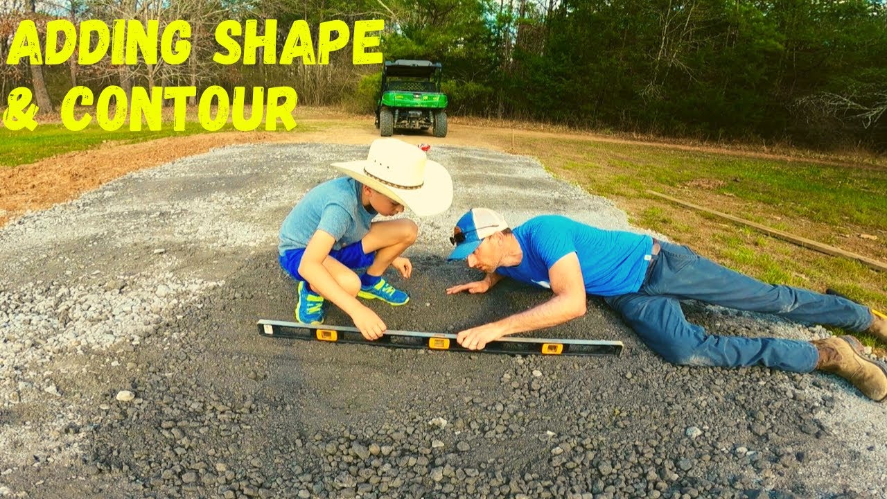 Creating Shape and Contour on our Backyard PUTTING GREEN Build - YouTube