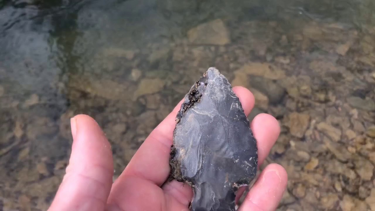 AMAZING KENTUCKY ARROWHEAD FROM CREEK !! Ky arrowhead hunt. - YouTube