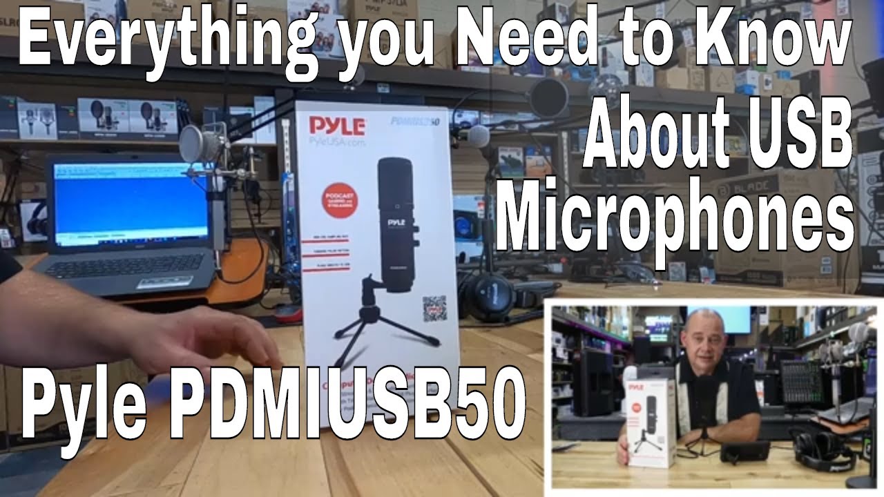 Pyle PDMIUSB50 USB Microphone Review / How-to / And Unboxing Great for ...