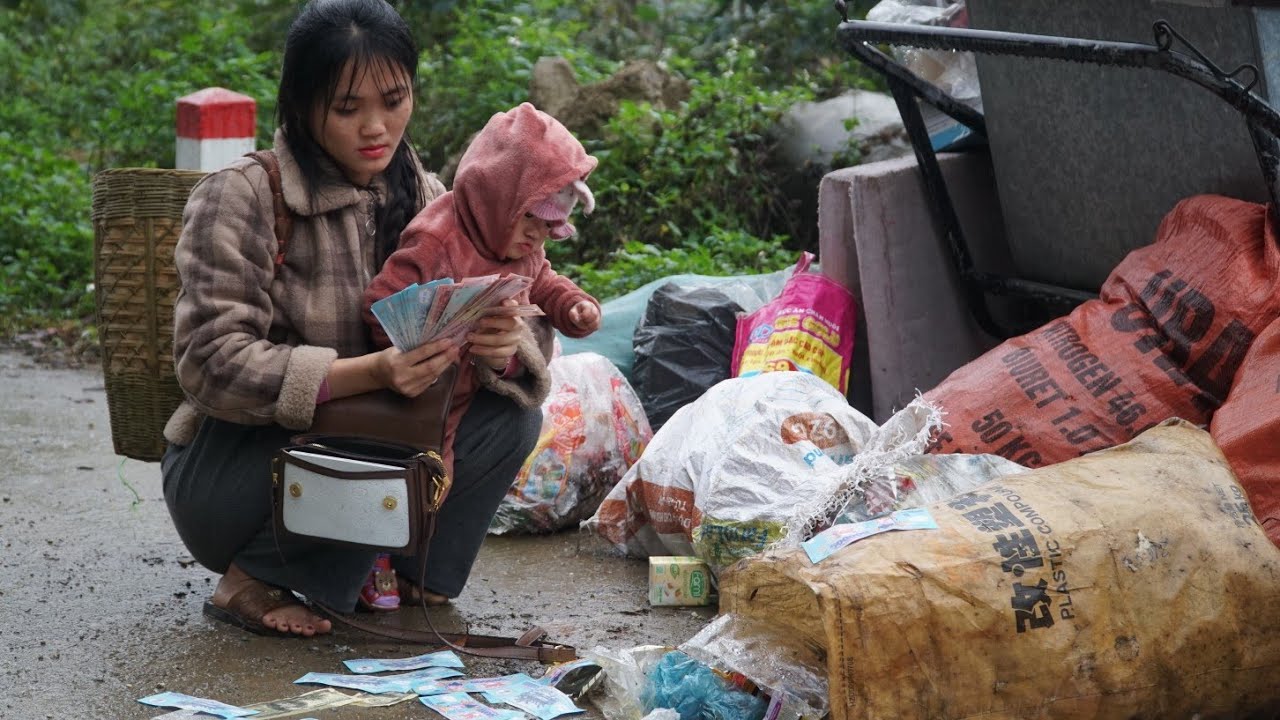 Picked up a large amount of money dropped by someone else in the ...