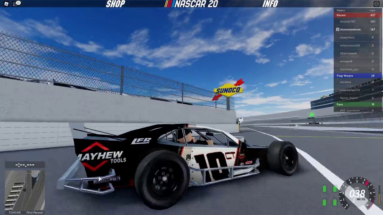 First Official Pack YouTube Video!! (NASCAR 2020 Daytona ROBLOX footage ...