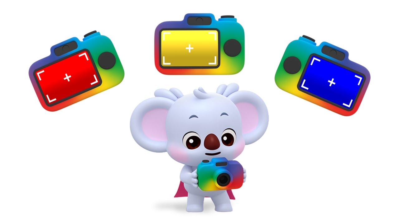 Learn Colors with Camera📸 | Kids Cartoon | Color Songs + Games | Lotty ...