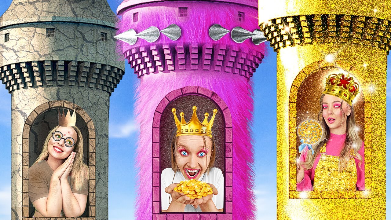 POOR Girl wants to be a PRINCESS - Rich vs Poor Princess by La La Life ...