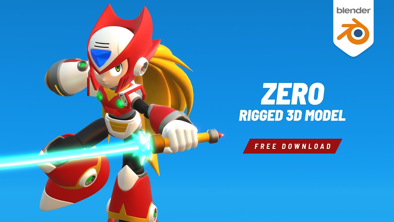 Zero - Rigged 3D model for Blender v4.2+ // FREE DOWNLOAD - YouTube