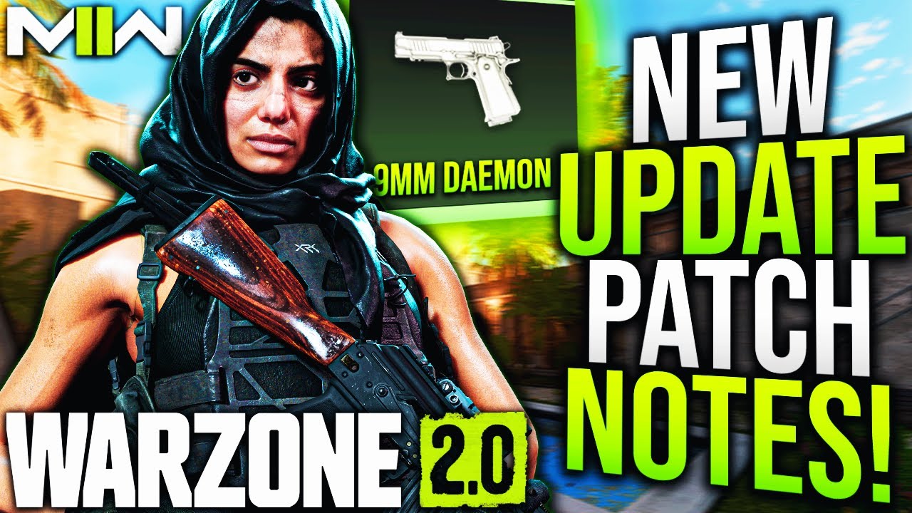 WARZONE: All NEW UPDATE PATCH NOTES & Gameplay Changes Revealed! (MW2 ...