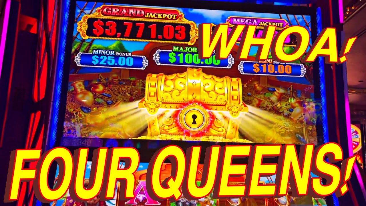 WINNING AT FOUR QUEENS!!!!! - YouTube
