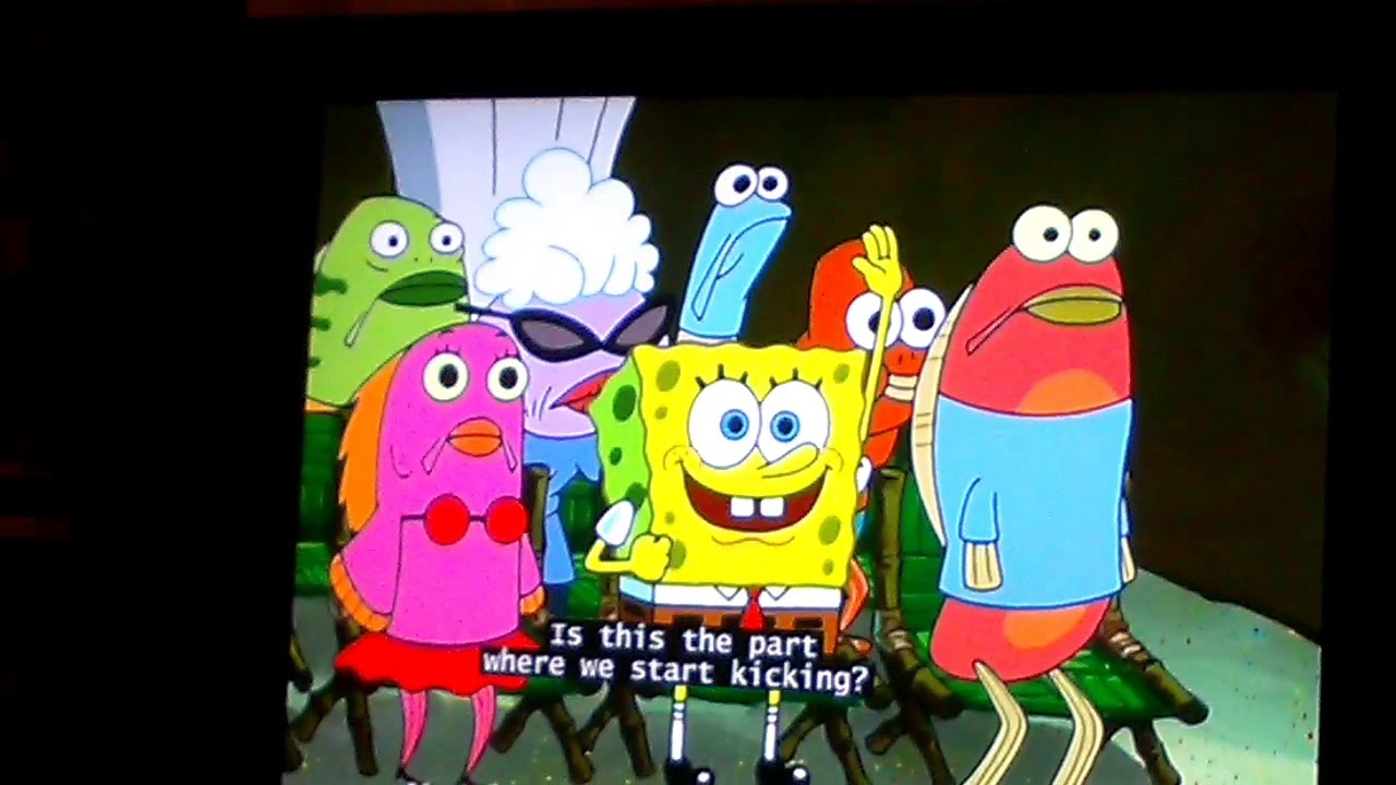 Patrick kick Sandy squirrels - YouTube