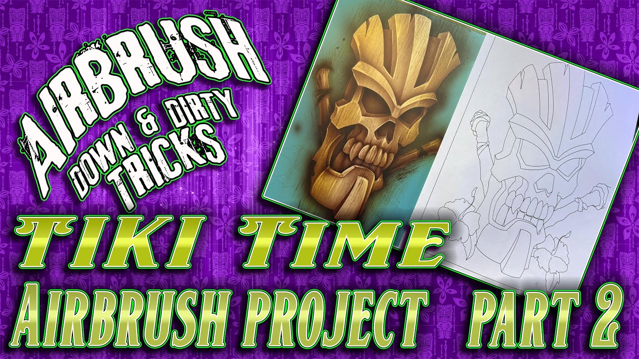 Tiki Painting part 2 | Live Airbrush How-To - YouTube