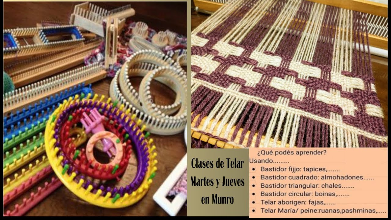 Curso de Tejido en Telar 2023 - YouTube