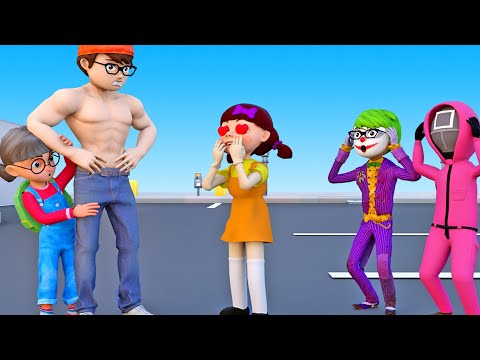 Scary Teacher 3D vs Squid Game 2 Challenge Miss T vs Tani & Doll