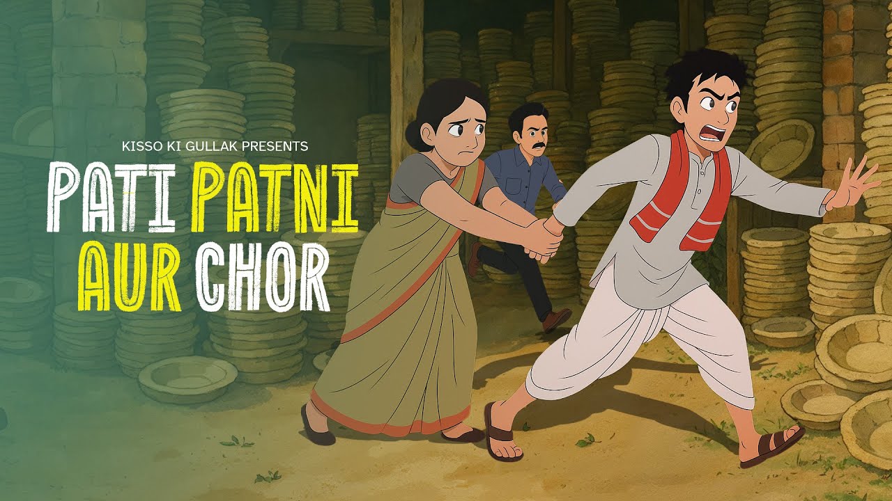 पति-पत्नी और चोर | Pati Patni aur Chor hindi Anime kahaniya moral ...