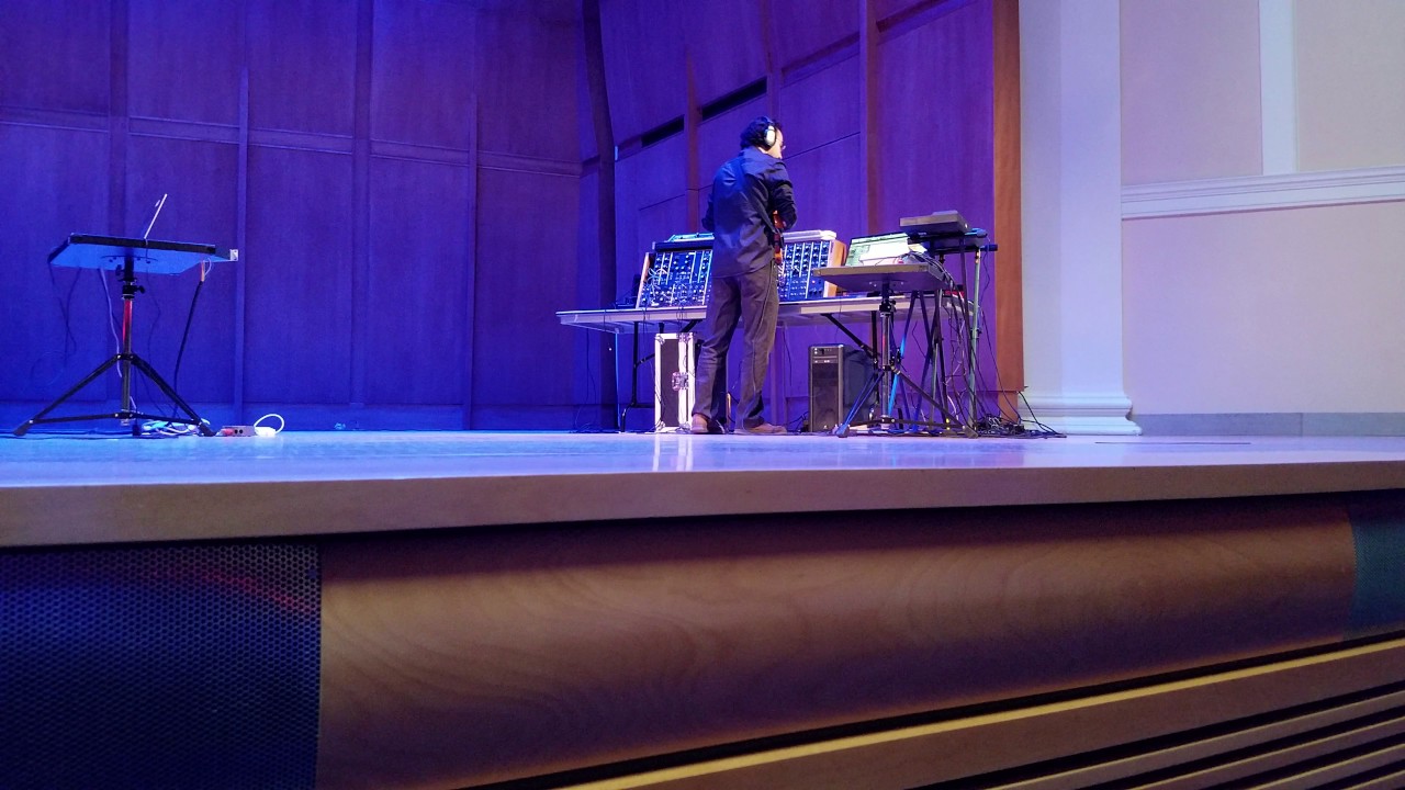 DNME performance with Duke's Moog Modular Synthesiser 1C - YouTube